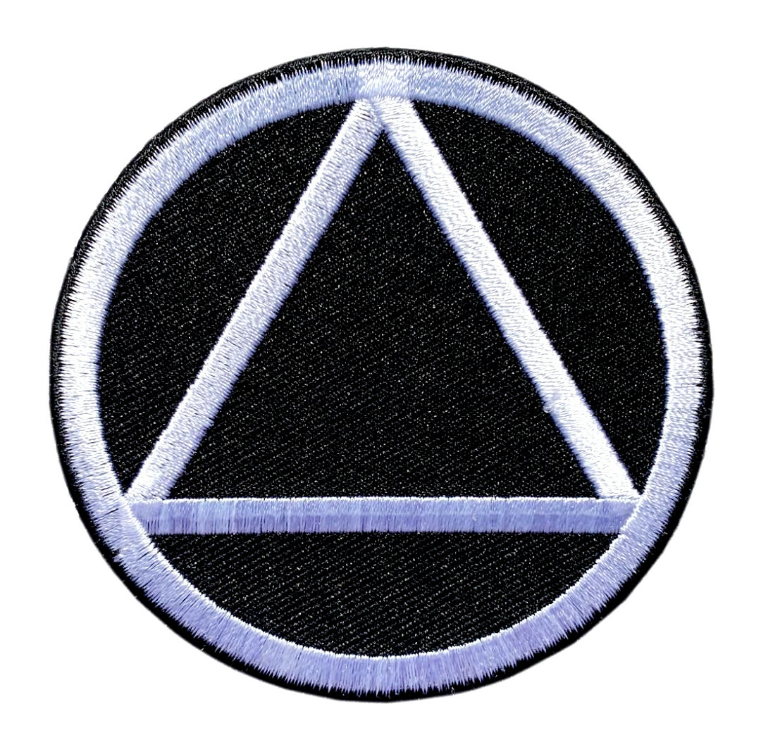 Alcoholics Anonymous Embroidered Iron on Sew on Patch (3.0 inch -GP3 ...