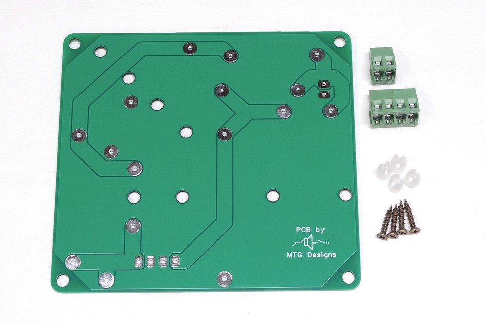 Single Crossover PCB for the Volt-12 Coaxial DIY Speaker Design - PCB ...
