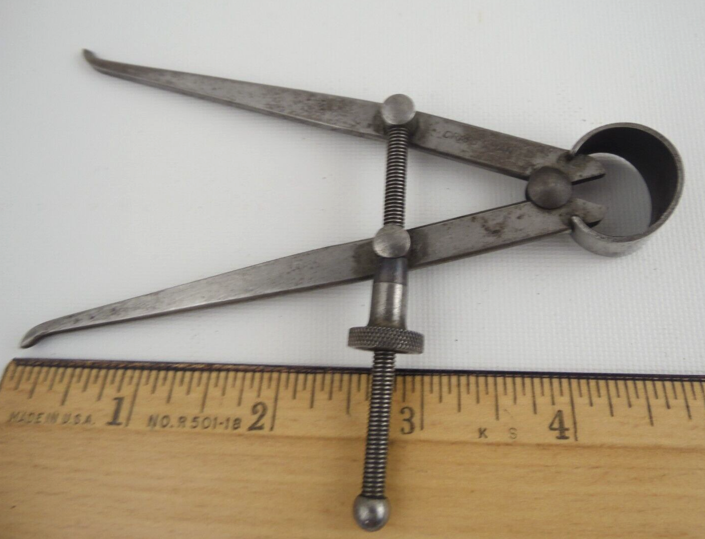 "Craftsman" Machinists' Measuring Inside Calipers Vintage USA Locking ...