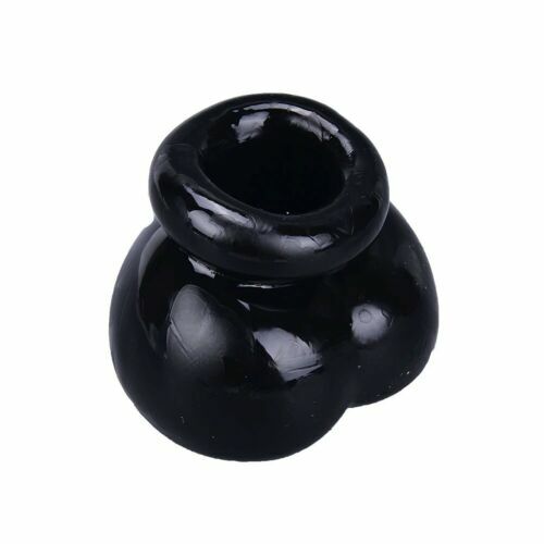 Bull Ball Bag Scrotum Stretcher Weight Sleeve Ox Testicle Enlarger CBT ...