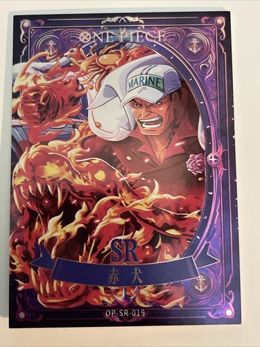 ADMIRAL AKAINU SR OP-SR-019 ONE PIECE Endless Treasure 6 Anime Card | eBay
