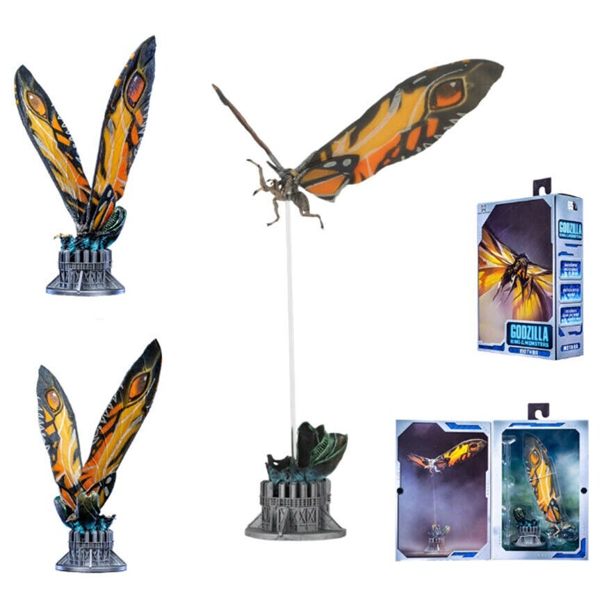 NECA Mothra Godzilla King Of The Monsters Model Action Figures Toys ...
