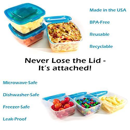 Mr. Lid Premium Attached Storage Containers | Permanently Attached ...