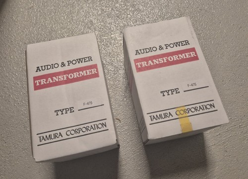 Pair of Tamura F-475 Output Transformer | eBay