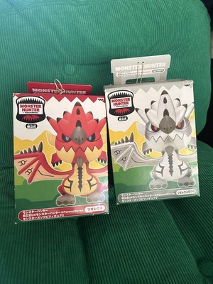 Monster Hunter Sofubi Figure Set Rathalos Silver Rathalos 2pcs japan ...
