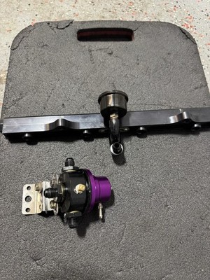 K Tuned Fuel Rail Gauge And Turbo Smart Fuel Pressure Regulator For K ...