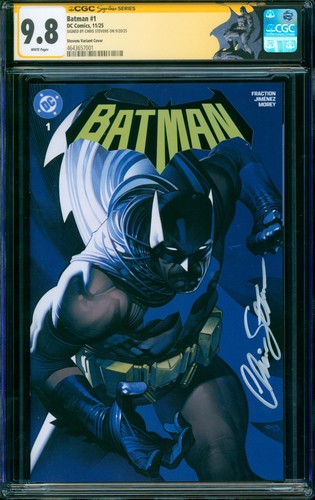 Batman #1 STEVENS VARIANT CGC SS 9.8 signed Chris Stevens DC CUSTOM ...