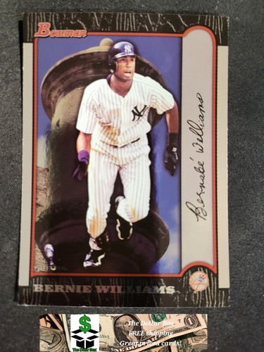 1999 Bowman Bernie Williams INTERNATIONAL Yankees Card #41 Hof | eBay