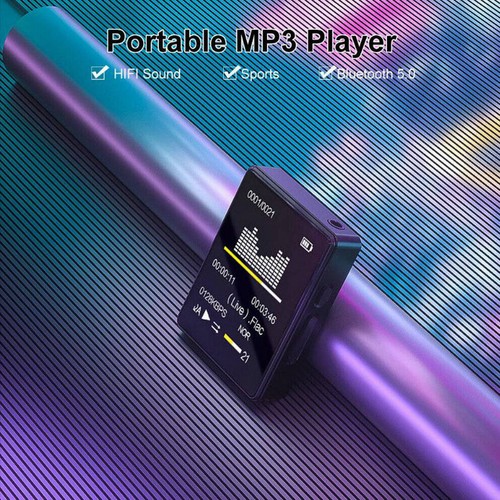 Mini MP3 Player Bluetooth HiFi Music Media Audio Recorder USB Black WAV ...