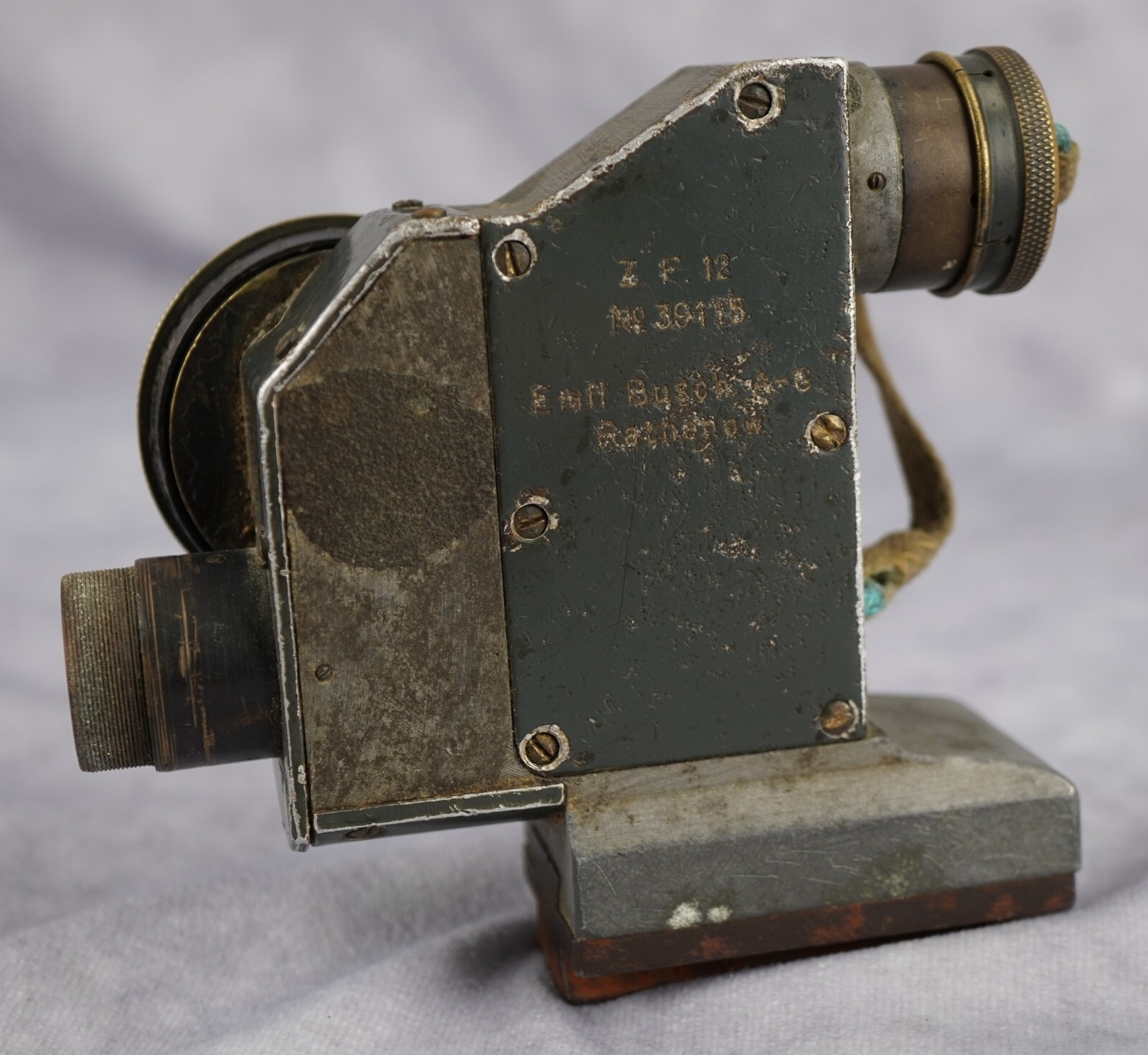 WW1 WWII German Wehrmacht ZF12 MG08 Machine Gun Optic Scope US Army vet ...