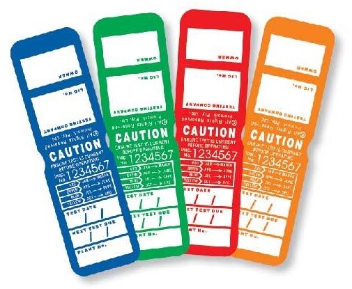 Promark HEAVY DUTY NSW TEST TAGS 100Pcs Self Adhesive, January ...