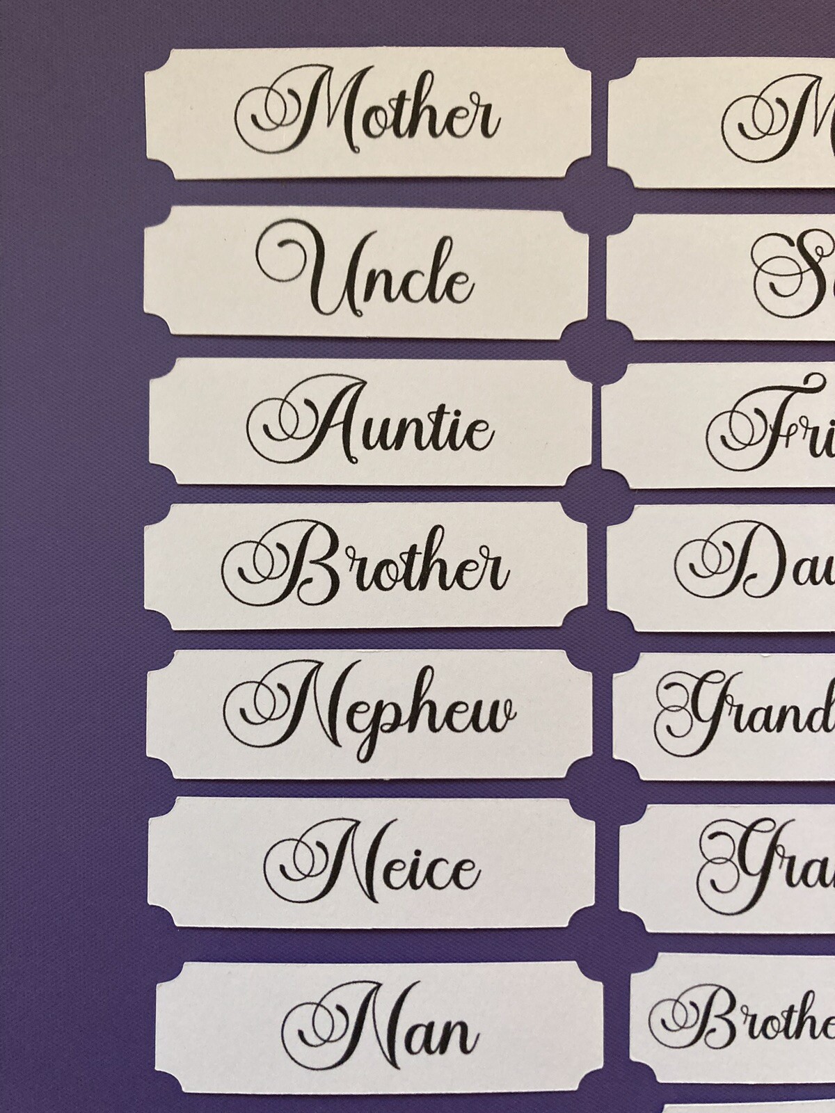 Relative Sentiments Card Making Banners Embellishments Toppers ...