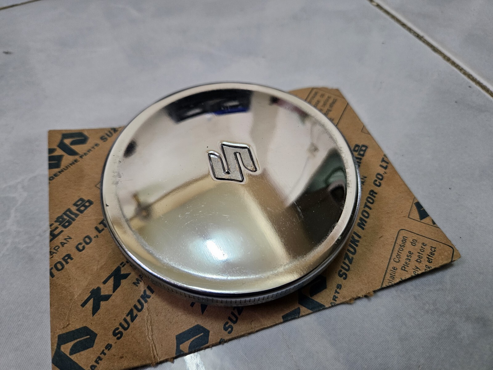 Genuine Suzuki S10 SL125 125SL S30 T20 Gas Fuel Tank Cap Nos Made in ...
