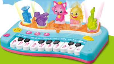 Pinkfong Music Coding Piano Play Toy Instrument Figures 16 Korean Songs ...