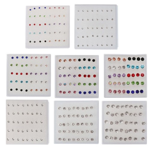 Novelty Stud Earring 20 Pairs Earrings Nose Lip Ear Sticks | eBay