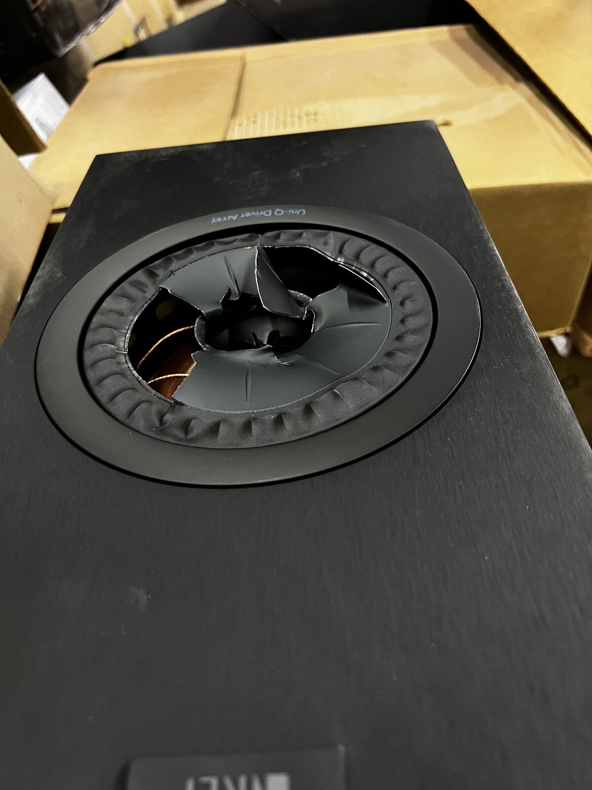 Damaged KEF Q350 BOOKSHELF SPEAKERS(READ) | eBay