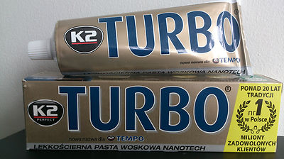 K2 TEMPO TURBO 120g Polishing Compound NANOTECH Wax PASTE Scratch ...