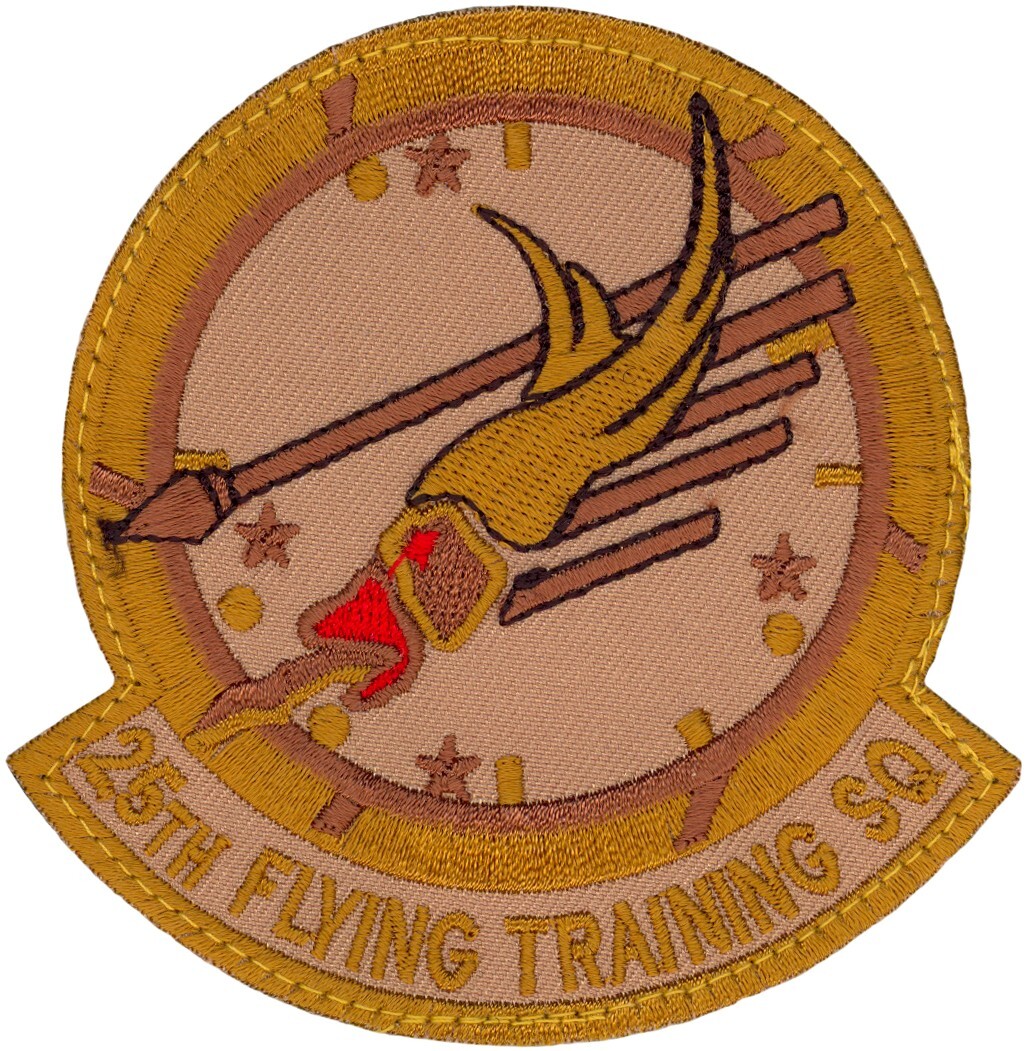 USAF 25th FLYING TRAINING SQUADRON PATCH - DESERT | eBay