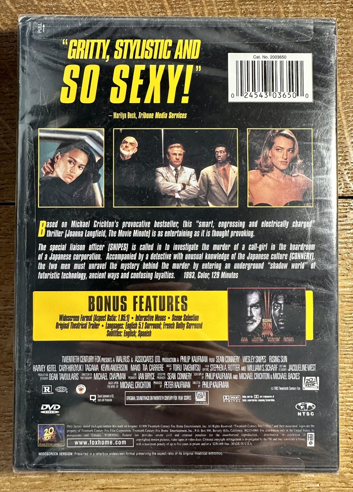Rising Sun (DVD, 1993) for sale online | eBay