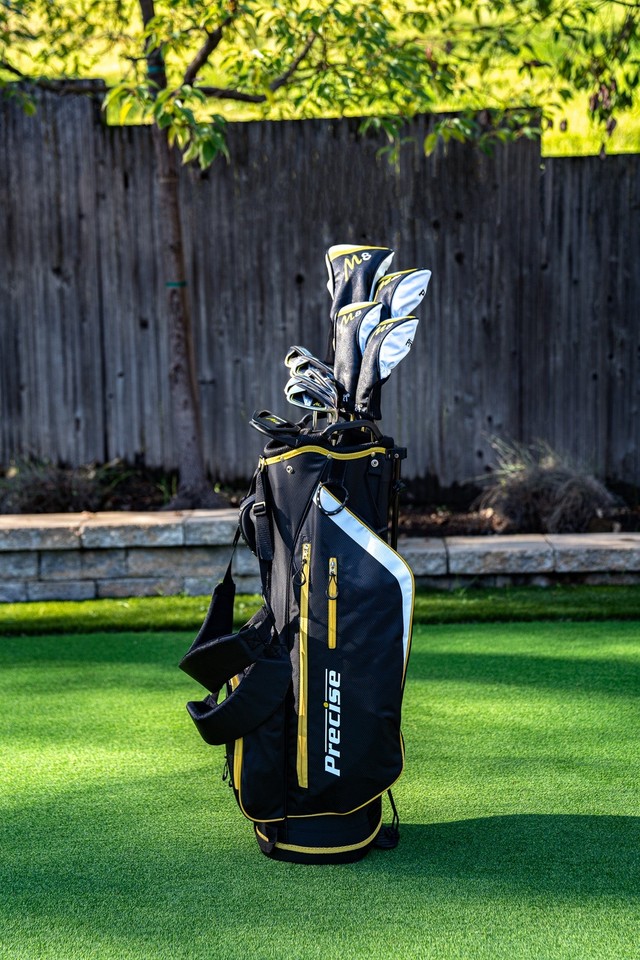 Precise M8 Mens 17 Piece Complete Right Hand Golf Clubs Package Set ...