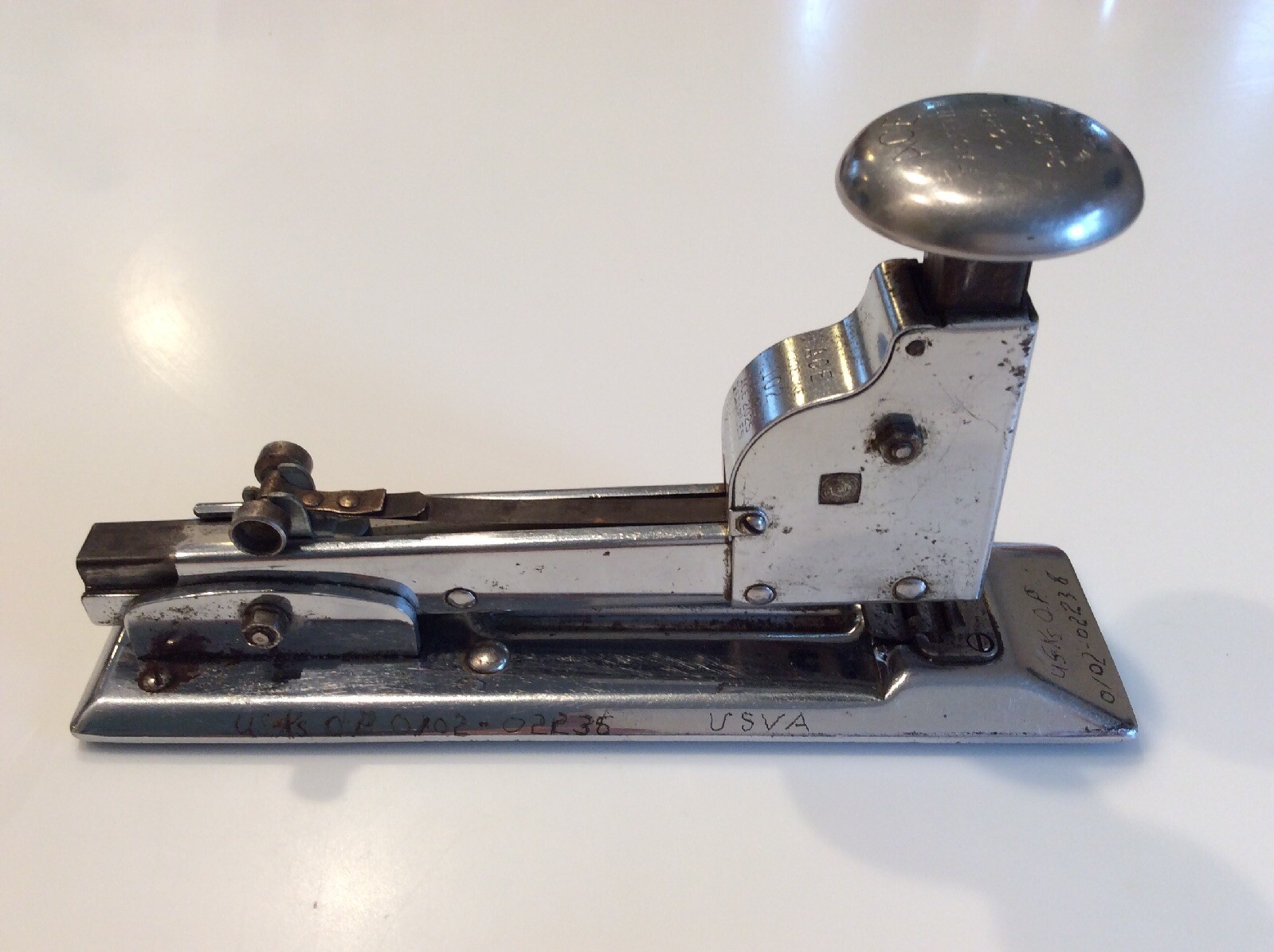 Vintage Desk Stapler ACE Model 102 All Metal Retro Office Working USA ...