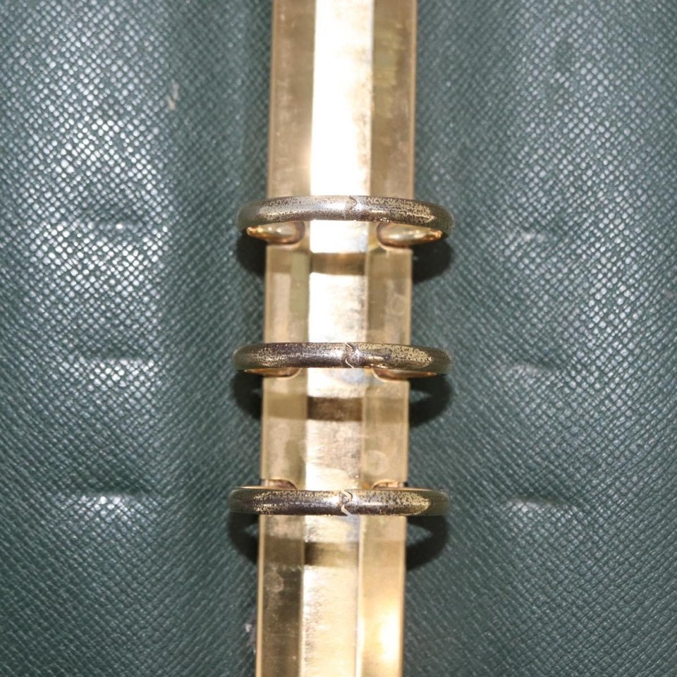 LOUIS VUITTON Taiga Agenda GM Day Planner Cover Epicea R20404 LV Auth ...