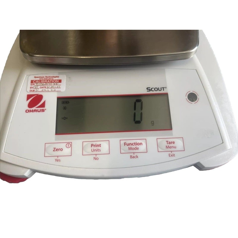 Ohaus SPX8200 Scout Analytical Balance Scale - 8200g Capacity x 0.1g ...