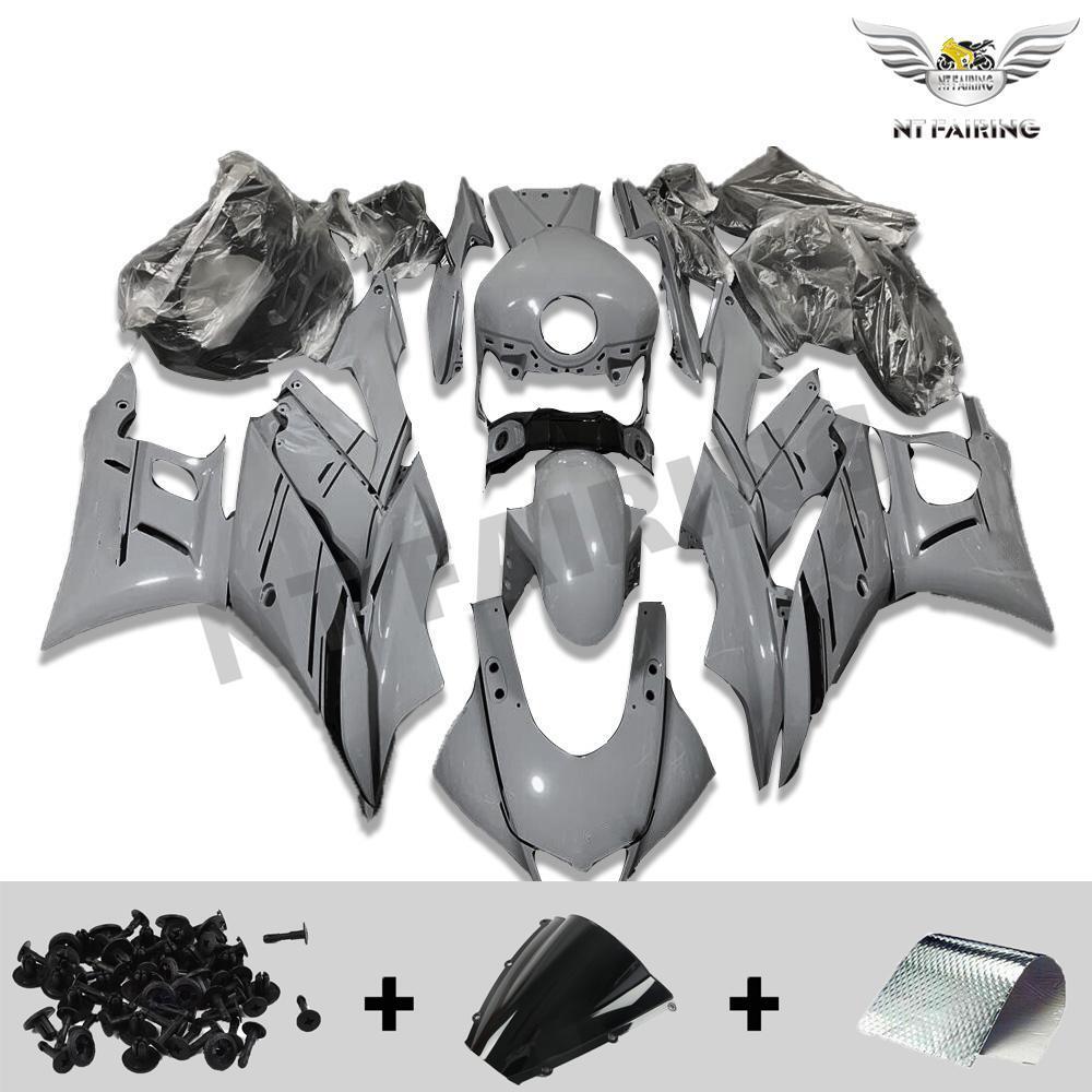 NTU Plastic Fit for Yamaha 2019-2021 R3 R25 Gray Injection Molded ...