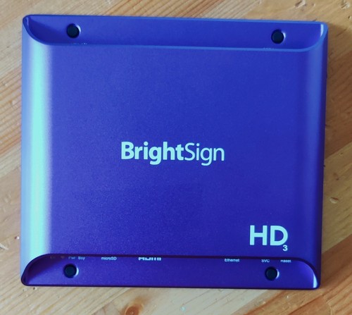 BrightSign HD3, HD223 Full HD Standard I/O HTML5 Player without AC ...
