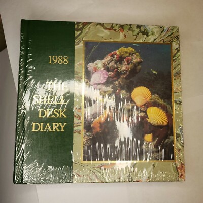 Vintage 1988 Shell Desk Diary & Calendar New Sealed | eBay