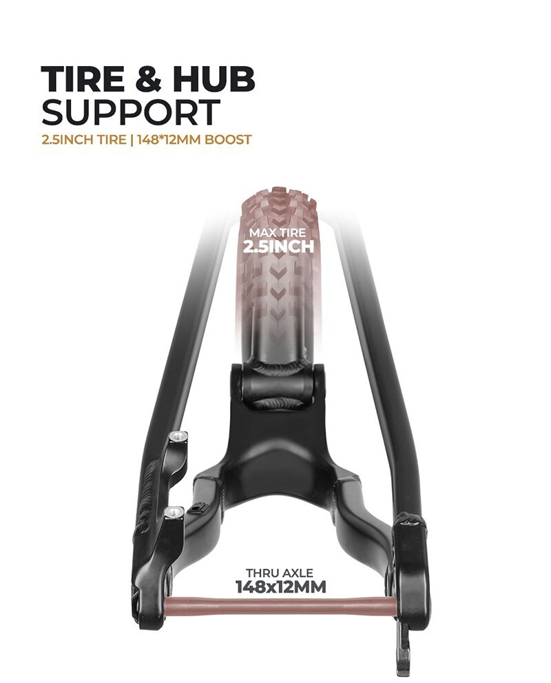 Bicycle Full Suspension Frame Boost 148*12MM 29/27.5ER Aluminium Soft ...