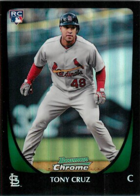 TONY CRUZ 2011 Bowman Chrome ROOKIE REFRACTOR RC #27 Cardinals | eBay