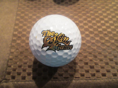PING GOLF BALL-SOLID WHITE KARSTEN PING CT374...THE SKINS GAME LOGO ...