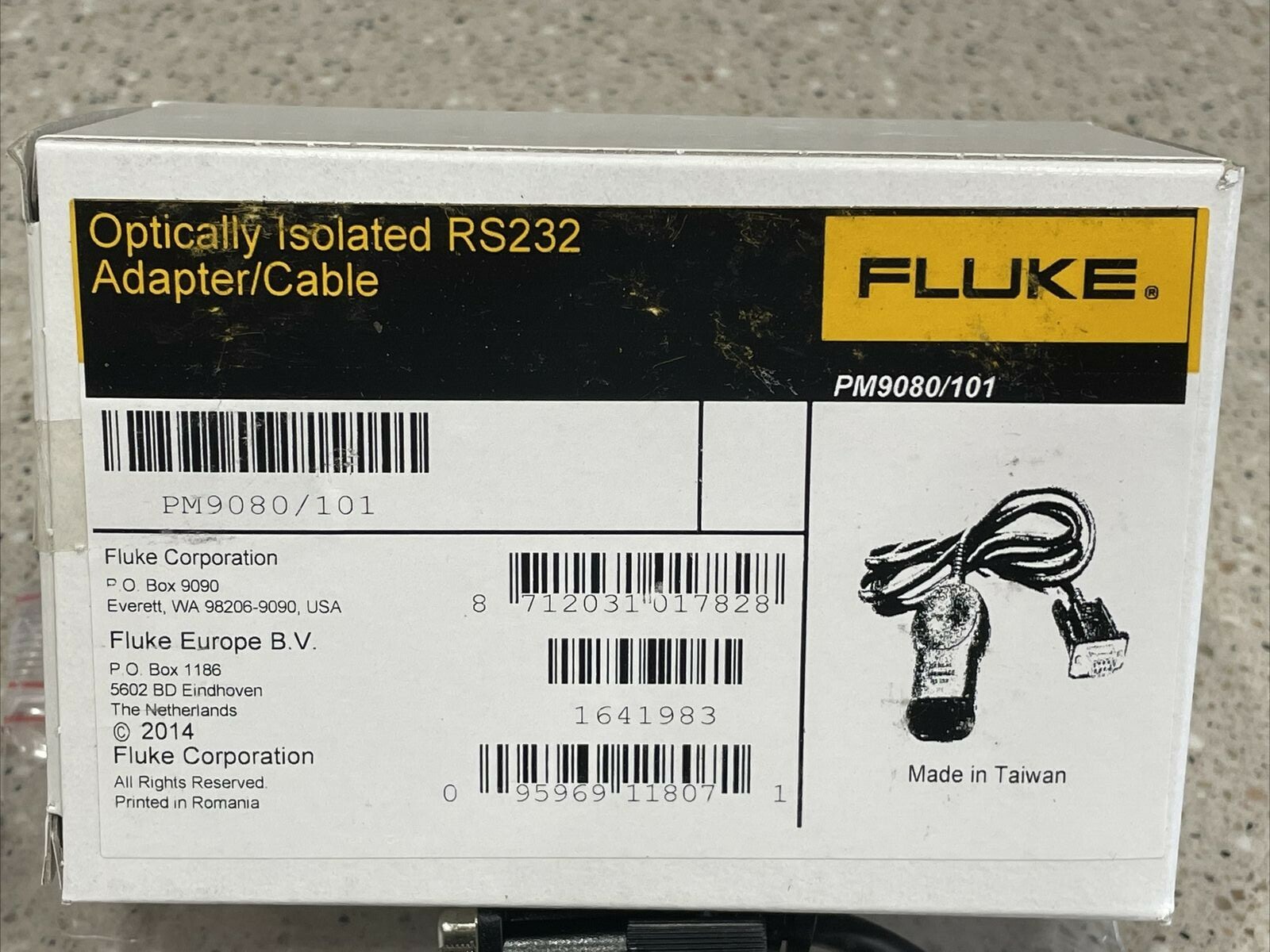 Fluke Pm9080/101 Optical to Rs232 Interface Adapter for sale online | eBay