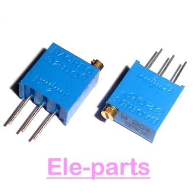 10 PCS 200K Ohm 204 3296W DIP-3 Trimpot Trimmer Potentiometer 3296 #F23 ...