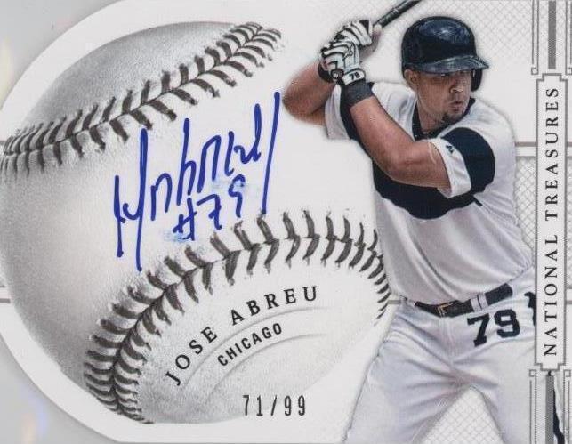 2015 Panini National Treasures - Baseball Signature Die-Cuts José Abreu ...