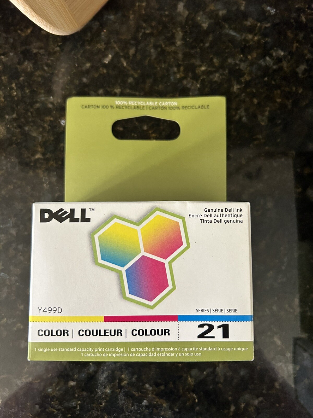 Dell Y499D 21 Standard Capacity Color Ink Cartridge for V313w/V515w ...