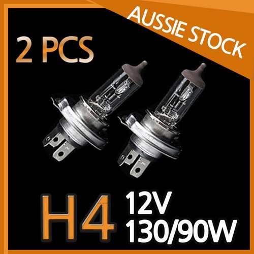 H4 Halogen Light Bulbs Headlight Globes 12V 130/90W Yellow Warm White ...