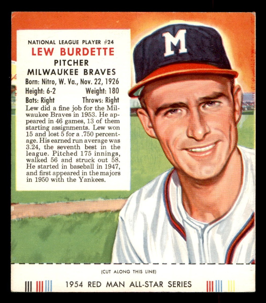 Lew Burdette Quotes Lew Burdette 1961 Nu Card Scoops #408 Trading Card