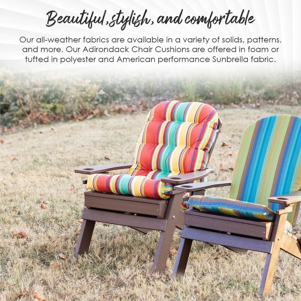 RSH Decor Outdoor Adirondack Tufted Cushion, Pink Buffalo Plaid | eBay