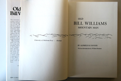 Old Bill Williams Old Bill Williams : Mountain Man By Alpheus H.