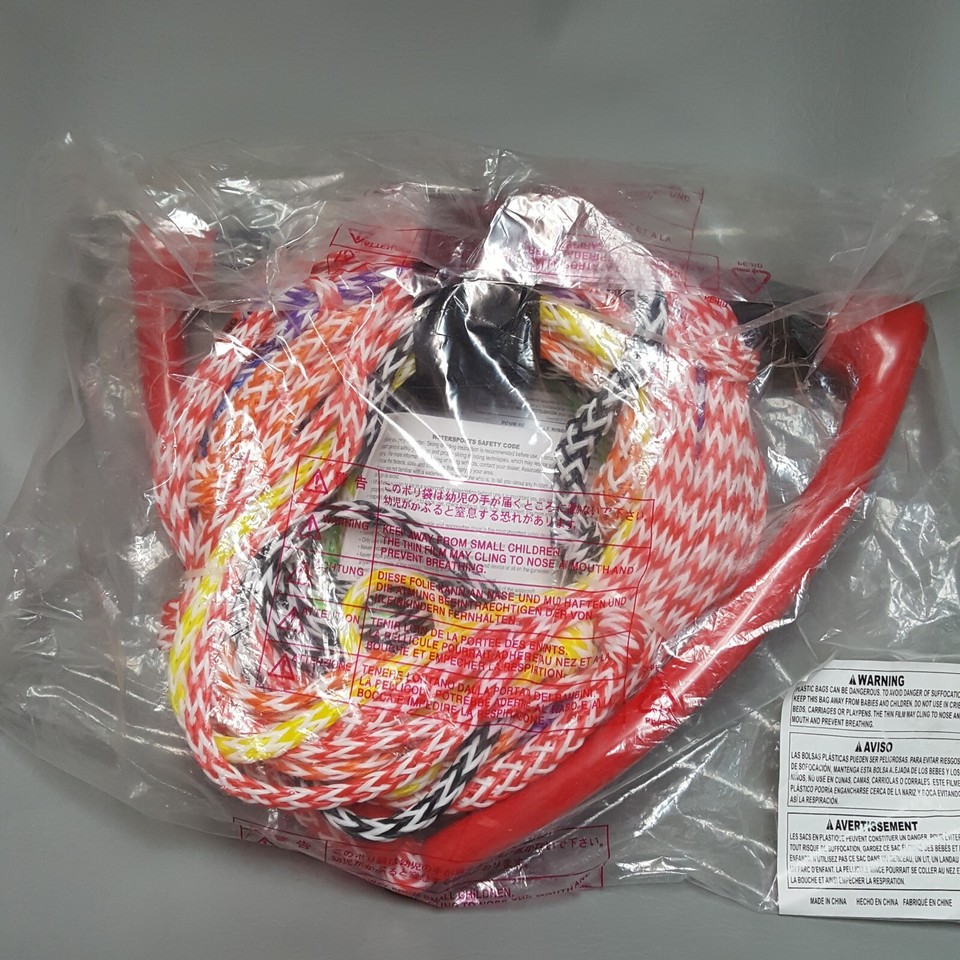 AIRHEAD Water Ski Rope 8 Section 75 Feet Total Length 16 Strand Model ...
