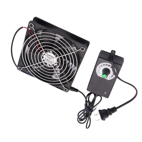 120mm 110V-120V AC Computer Fan with Speed Controller Cooling For X-box ...