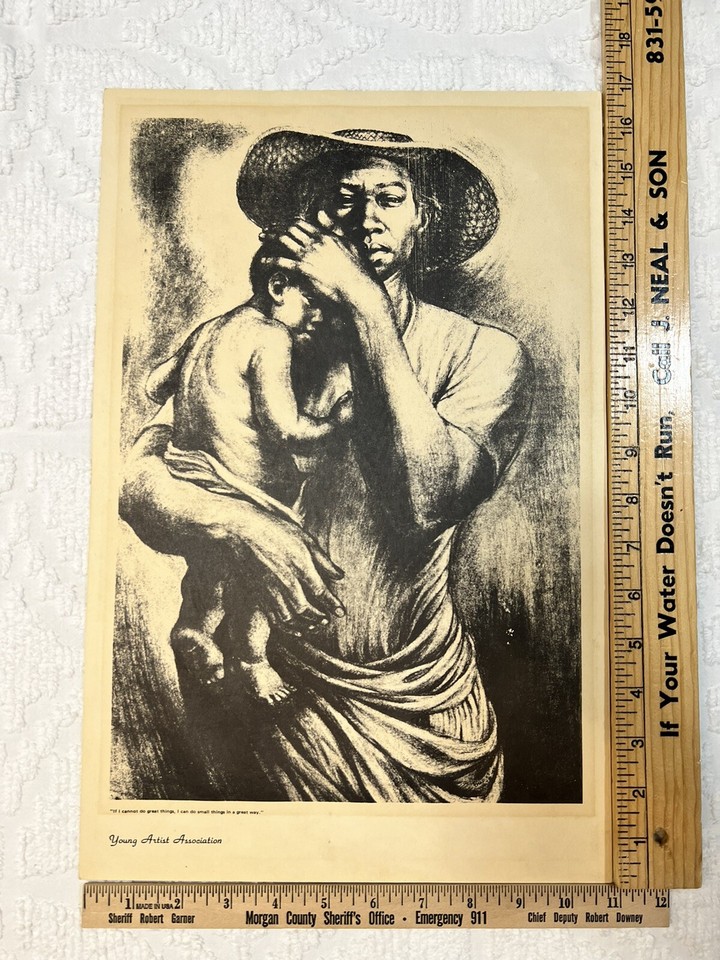 Charles Wilbert White Print 1953 “Ye Shall Inherit The Earth” African ...