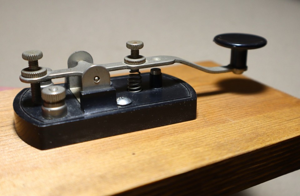 TELEGRAPH MORSE CODE STRAIGHT KEY ~ KEYER FOR HAM AMATEUR RADIO | eBay