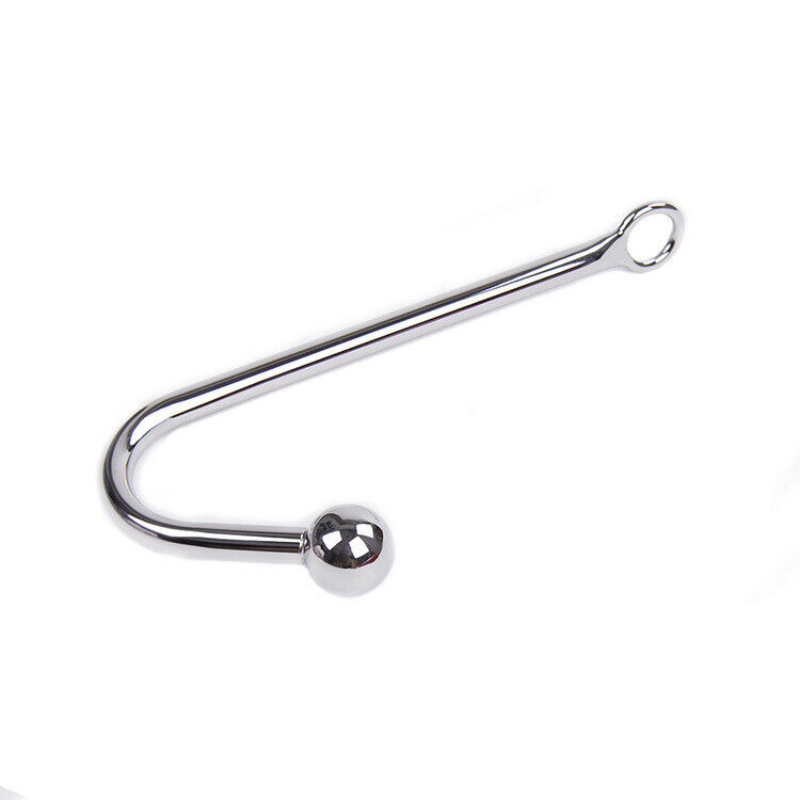 Stainless Steel Hook Butt Anal Plug Bondage Collar Slave Rope Sex Toys ...