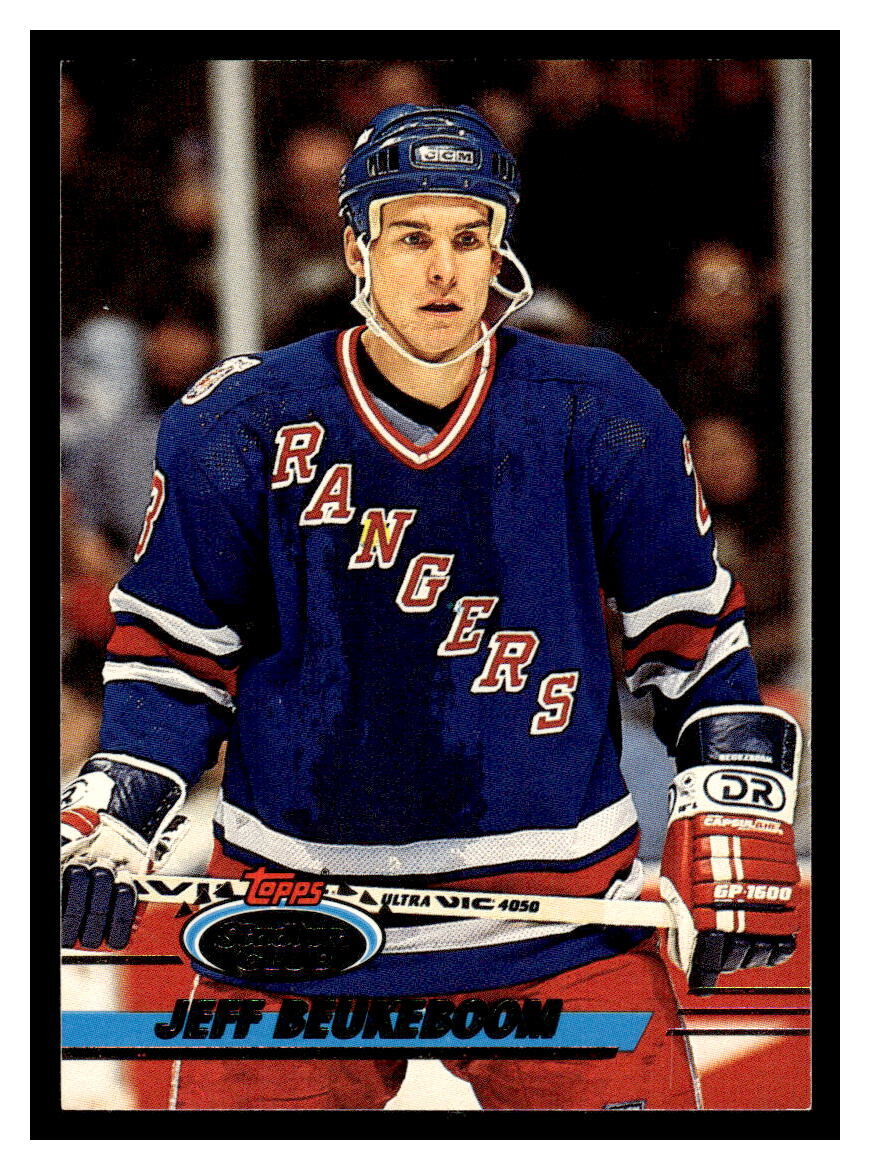 1993 Stadium Club #7 Jeff Beukeboom - New York Rangers | eBay