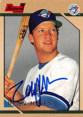 Ryan Jones autographed Baseball Card (Blue Jays) 1996 Bowmans 1st #355 ...