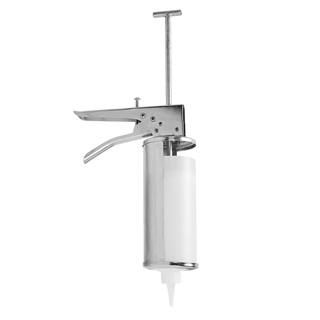 Reusable Stainless Steel Condiment Sauce Dispenser Gun with Cartridge ...