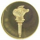 ARMY ENL ROTC TORCH - Original Artwork, Expertly Designed PIN Gold - 1. ...